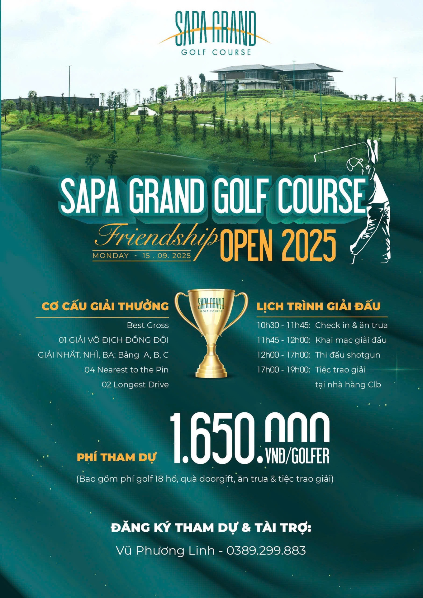 Sapa Grand Golf Course Friendship Open: Điểm hẹn kết nối nhân sự ngành ...