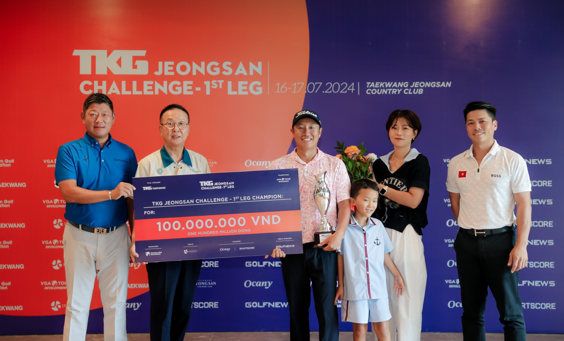 Sin Dong Min vô địch TKG Jeongsan Challenge 1st Leg